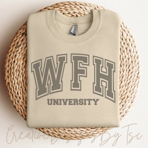 WFH University SVG PNG, Varsity Svg Png, Work From Home Svg Png, Remote ...