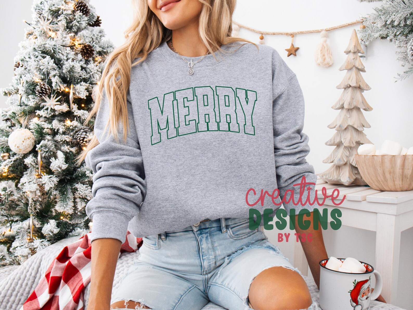 Merry Outline SVG PNG, Merry Svg Png, Varsity Svg Png, Christmas ...