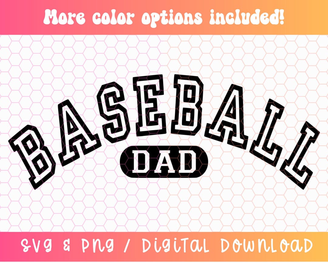 Baseball Dad SVG PNG, Sports Dad Svg Png, Baseball Father Svg, Dad ...