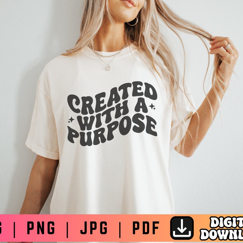 Created With Purpose Svg - Etsy