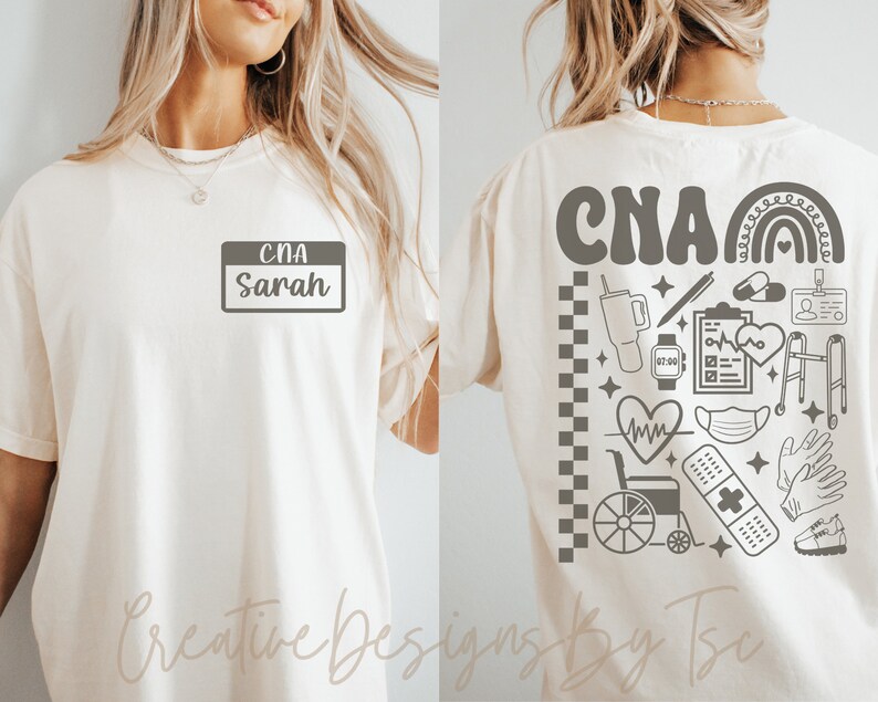 CNA SVG PNG, Custom Cna Svg Png, Nurse Aide Svg Png, Nursing Assistant ...
