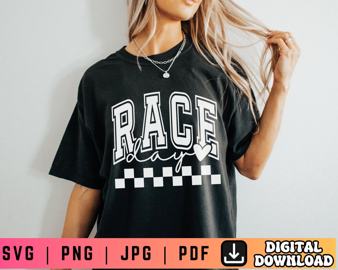 Race Day SVG PNG, Race Day Vibes Svg Png, Game Day Svg, Checkered ...