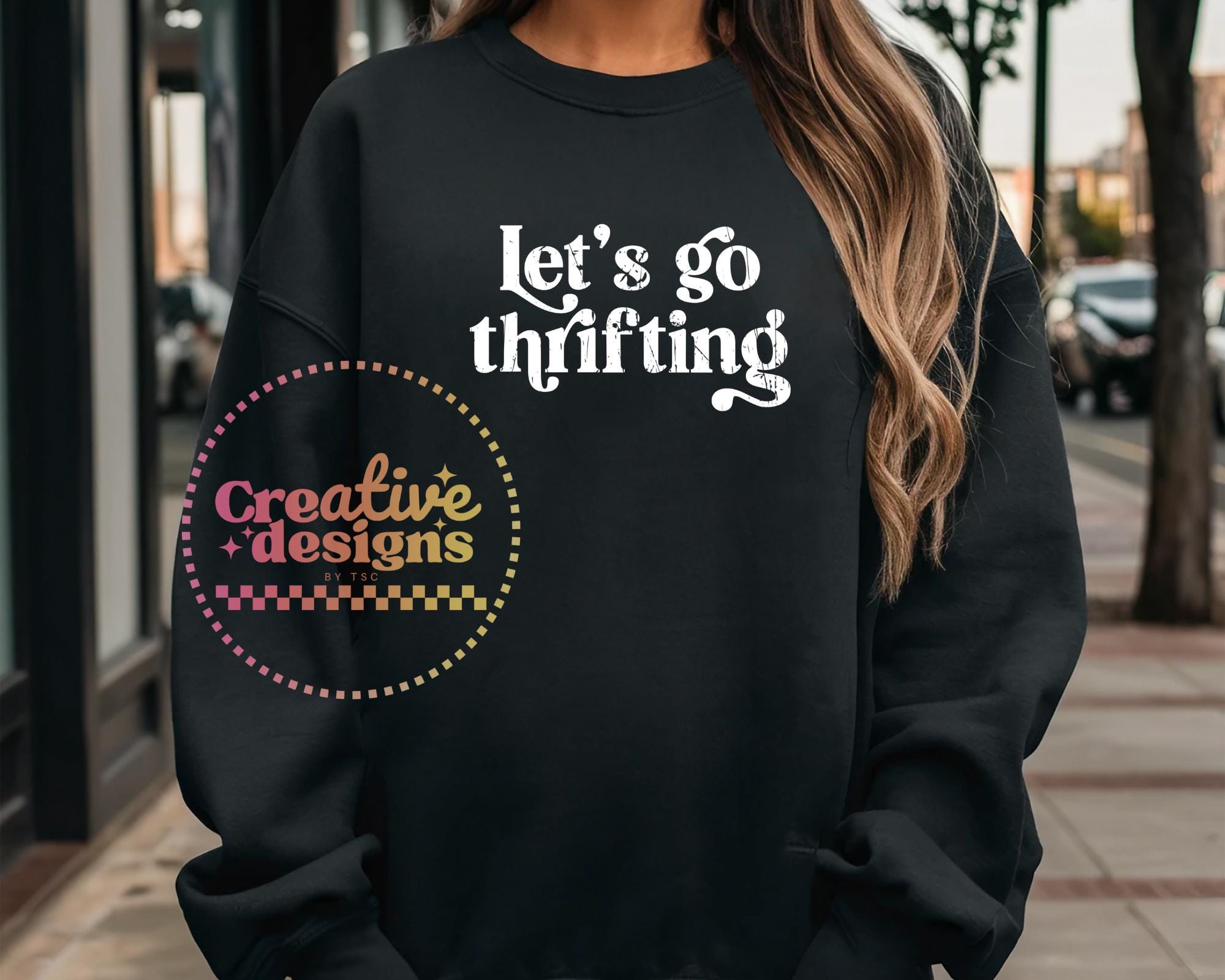 Let's Go Thrifting PNG, Thrift Store Png, Thrifting Lover Png, Retro ...
