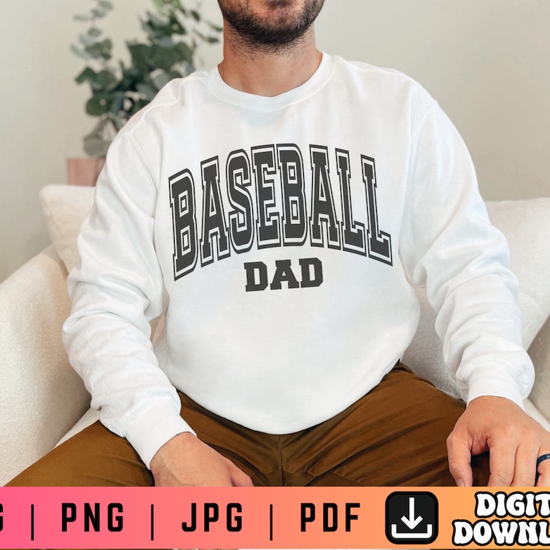 Baseball Dad Svg - Etsy