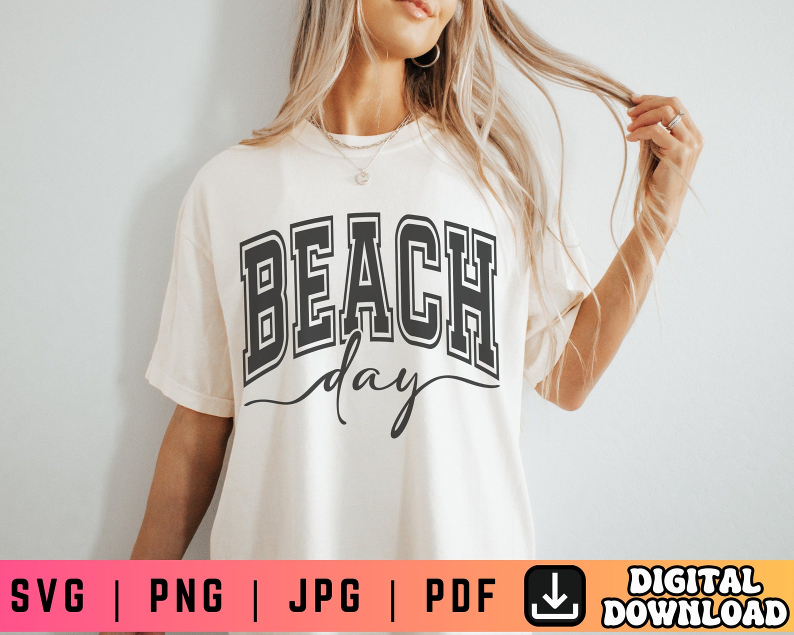Beach Day SVG PNG PDF, Varsity Svg Png, Beach Mode Svg Png, Lake Day ...