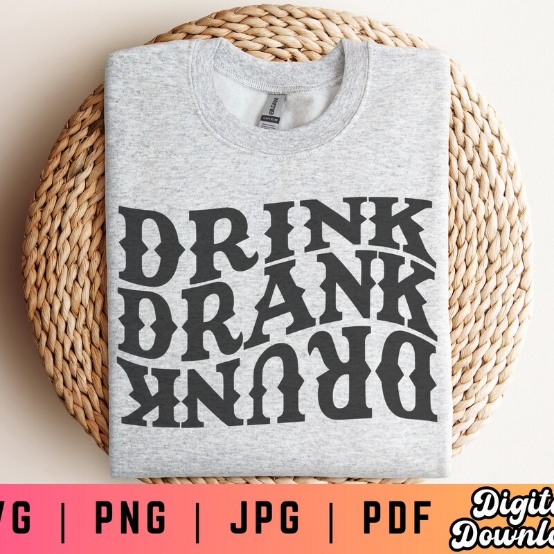 Drink Drank Drunk - Etsy
