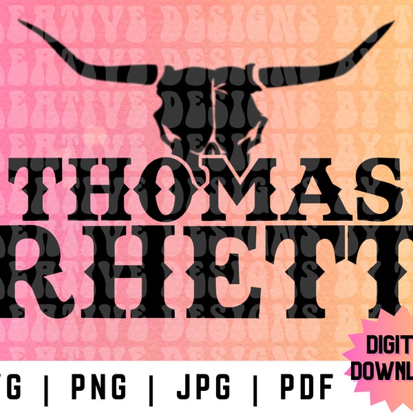 Svg Thomas Rhett - Etsy