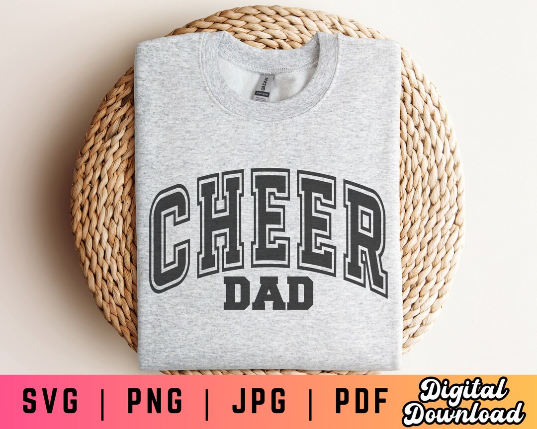 Cheer Dad SVG PNG, Cheer Dad Shirt Svg, Cheer Dad Varsity Svg, Cheer ...