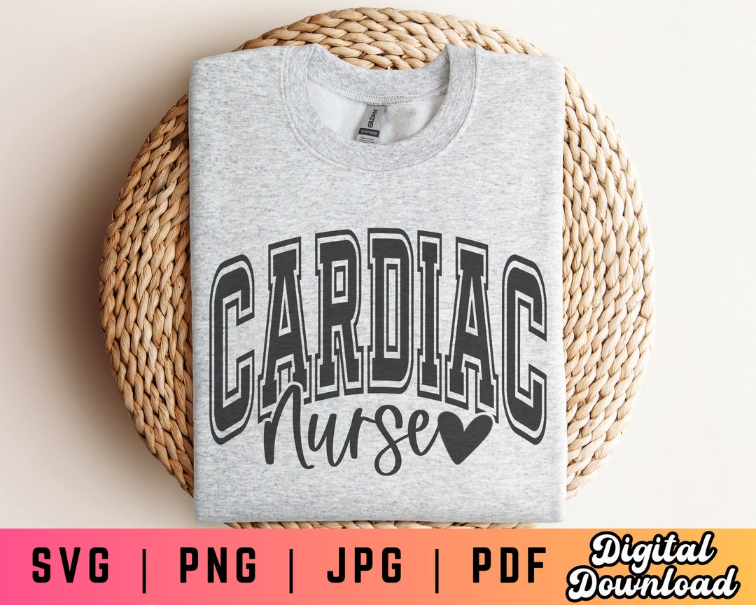 Cardiac Nurse SVG PNG, Nursing Svg Png, Registered Nurse Svg Png ...