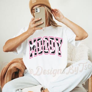 Moody SVG PNG, Moody Cow Print Svg Png, Moody Varsity Svg Png, Moody AF ...