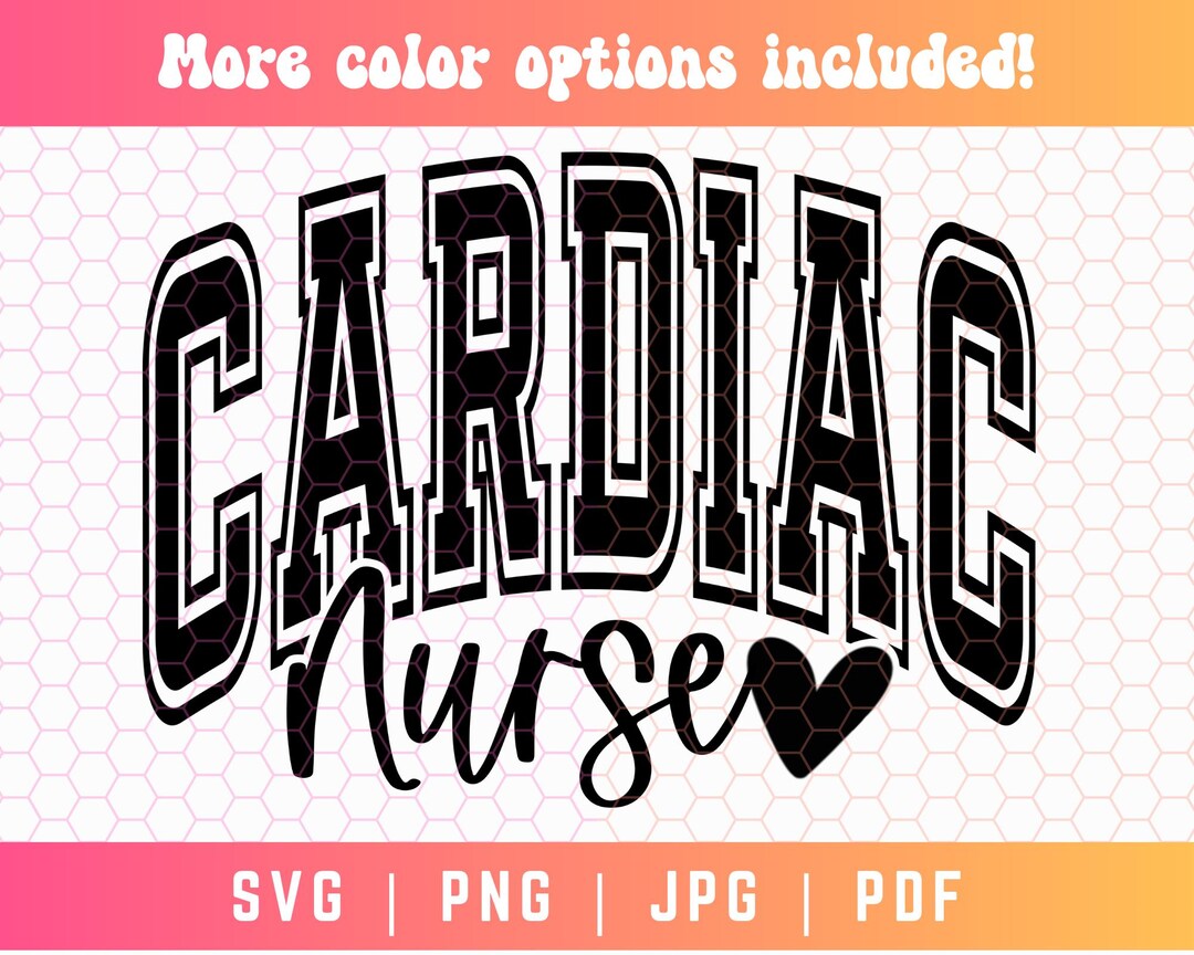 Cardiac Nurse SVG PNG, Nursing Svg Png, Registered Nurse Svg Png ...