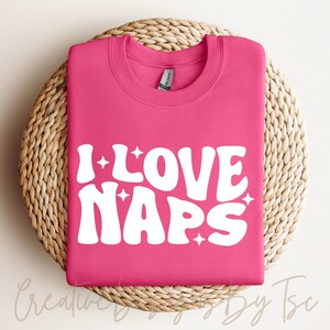 I Love Naps SVG PNG PDF, Nap Lover Svg Png, I Love Sleep Svg, Wavy Text Svg Png, Sleepy Svg Png ...