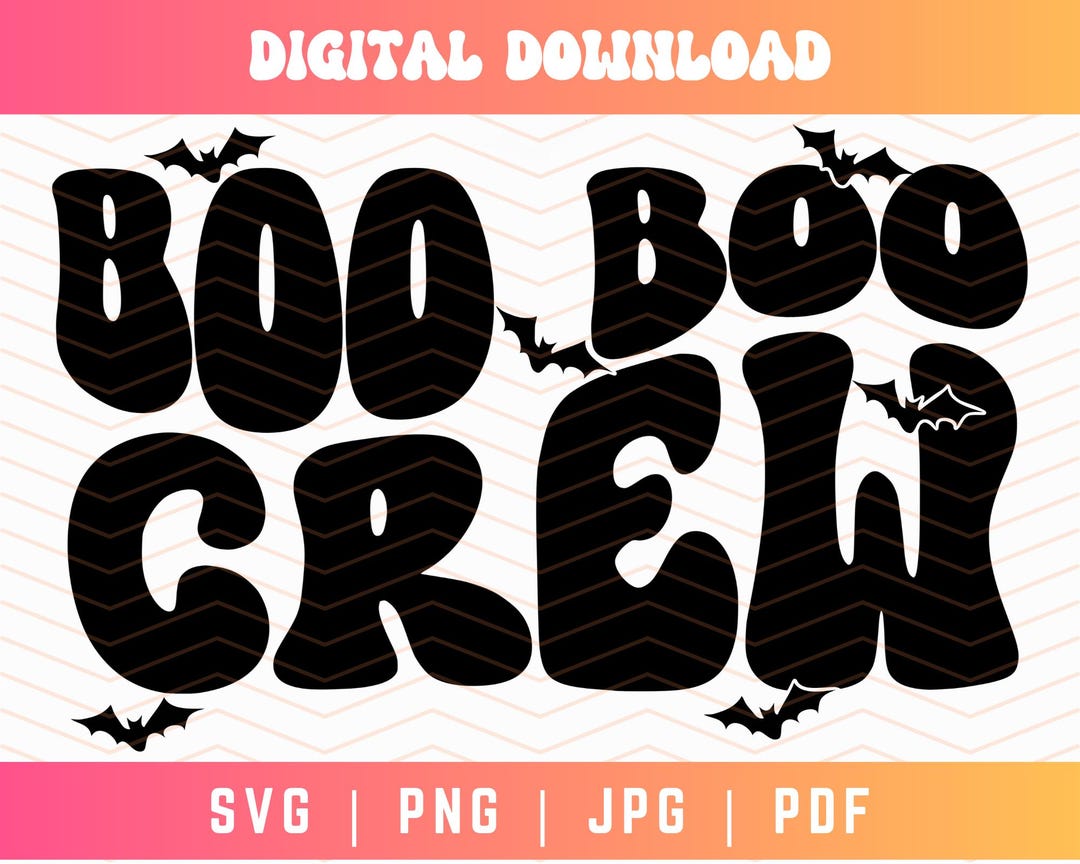 Boo Boo Crew SVG PNG, Nurse Halloween Svg Png, Nursing Svg Png, Medical ...