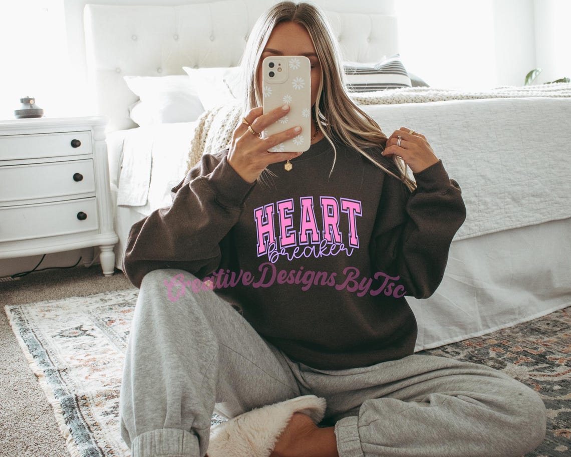 Heartbreaker SVG PNG, Valentine Design, Valentine Svg Png, Varsity Svg ...