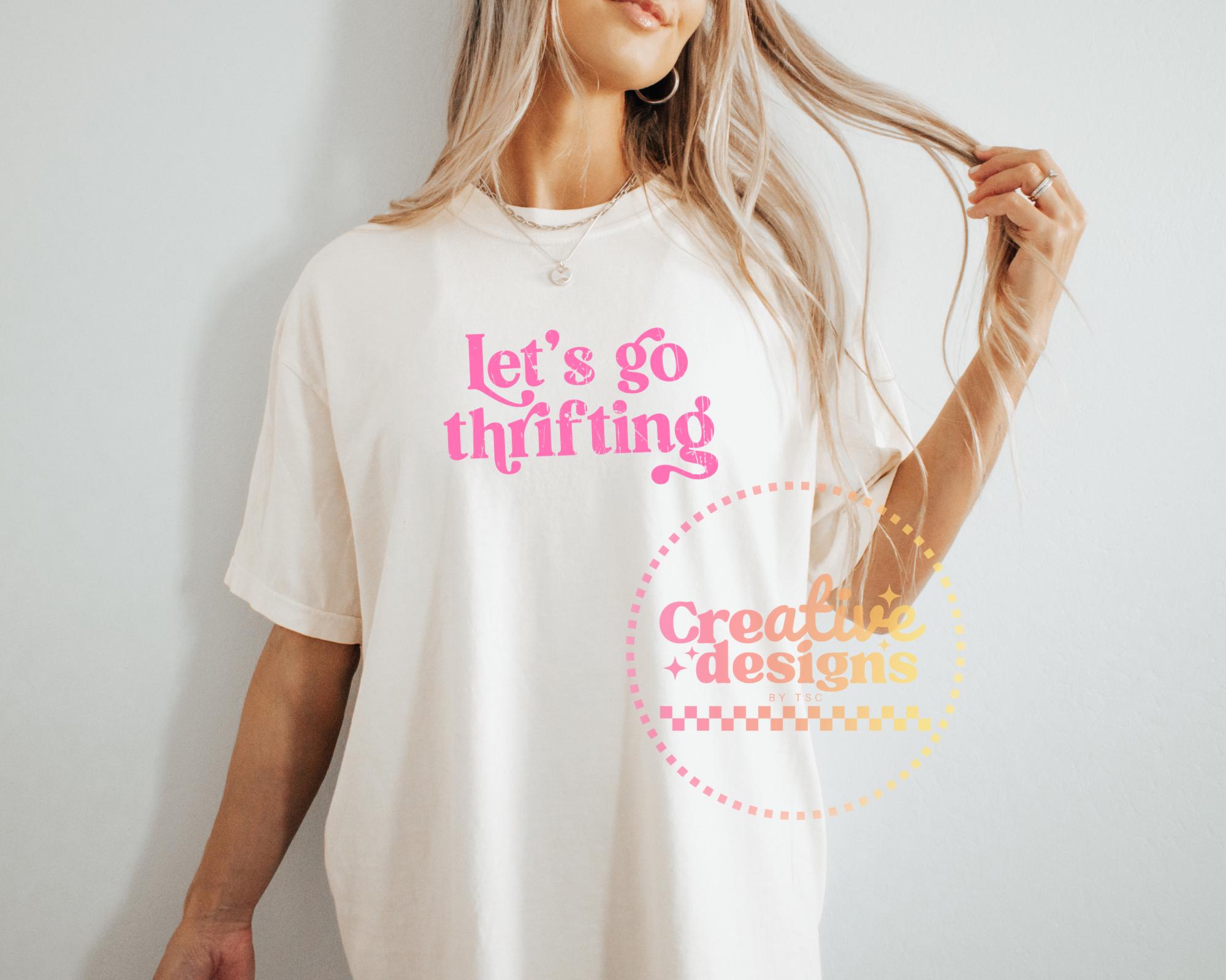 Let's Go Thrifting PNG, Thrift Store Png, Thrifting Lover Png, Retro ...