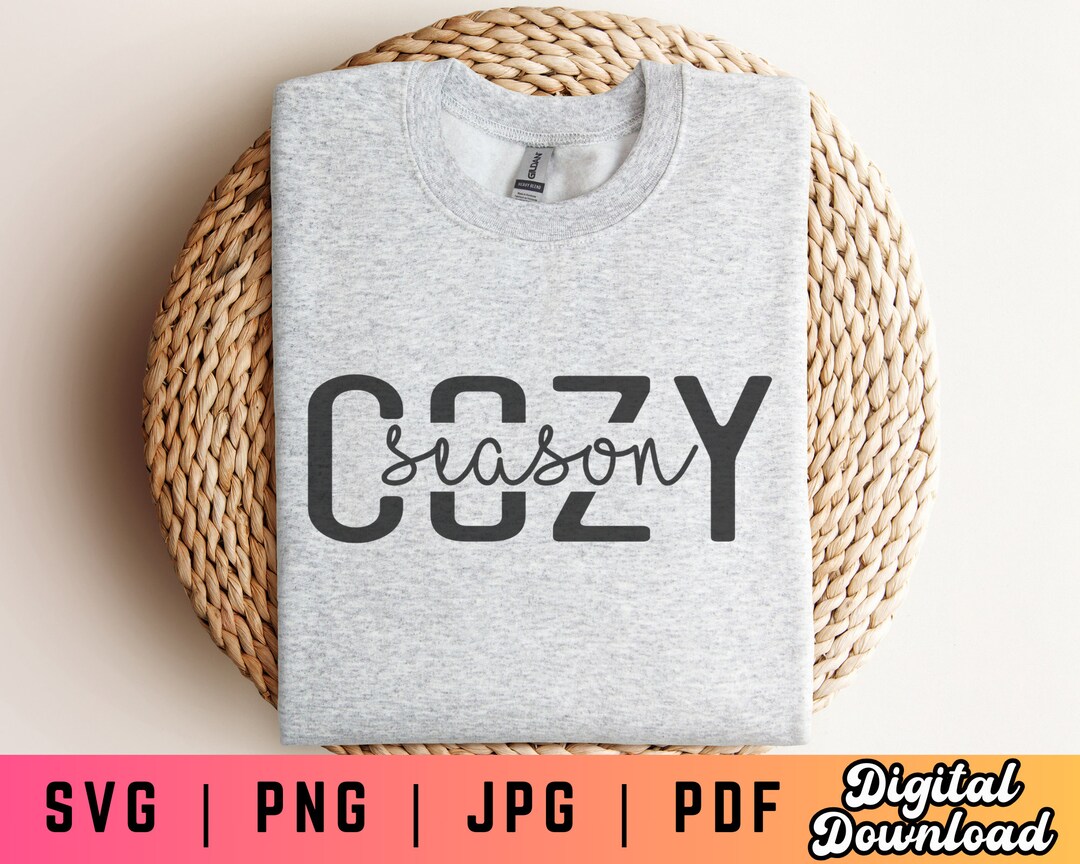 Cozy Season SVG PNG PDF, Get Cozy Svg, Merry Christmas Svg, Christmas ...