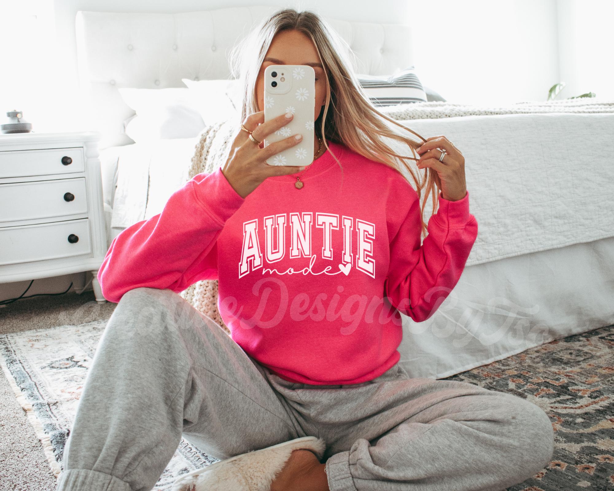 Auntie Mode SVG PNG, Auntie Svg Png, Varsity Svg Png, Auntie Shirt Svg ...