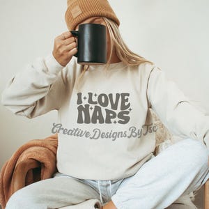I Love Naps SVG PNG PDF, Nap Lover Svg Png, I Love Sleep Svg, Wavy Text Svg Png, Sleepy Svg Png ...
