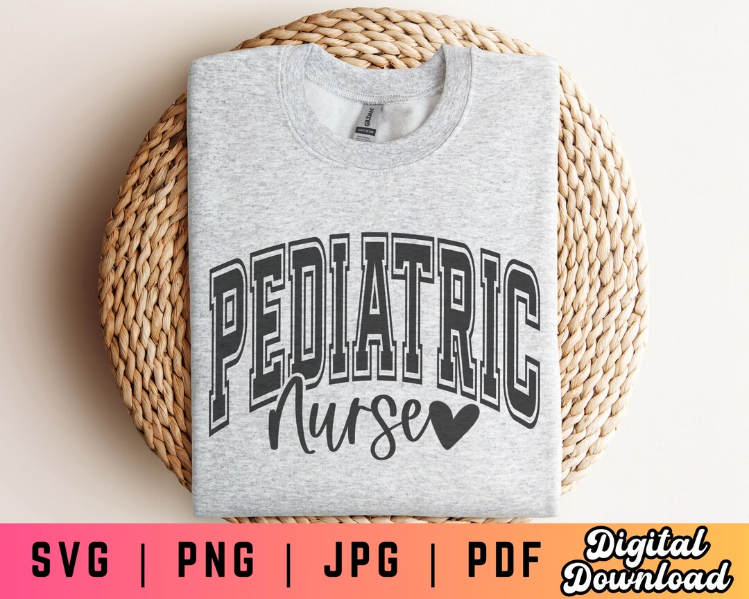 Pediatric Nurse SVG PNG, Nurse Svg Png, Peds Nurse Svg Png, Registered ...