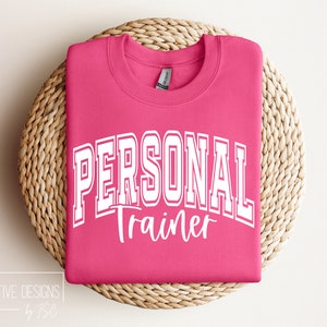 Personal Trainer SVG PNG PDF, Varsity Svg Png, Fitness Coach Svg Png ...