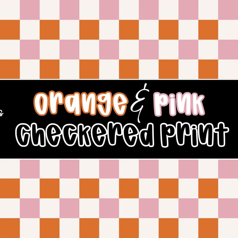 Pink Checkered Wallpaper - Etsy