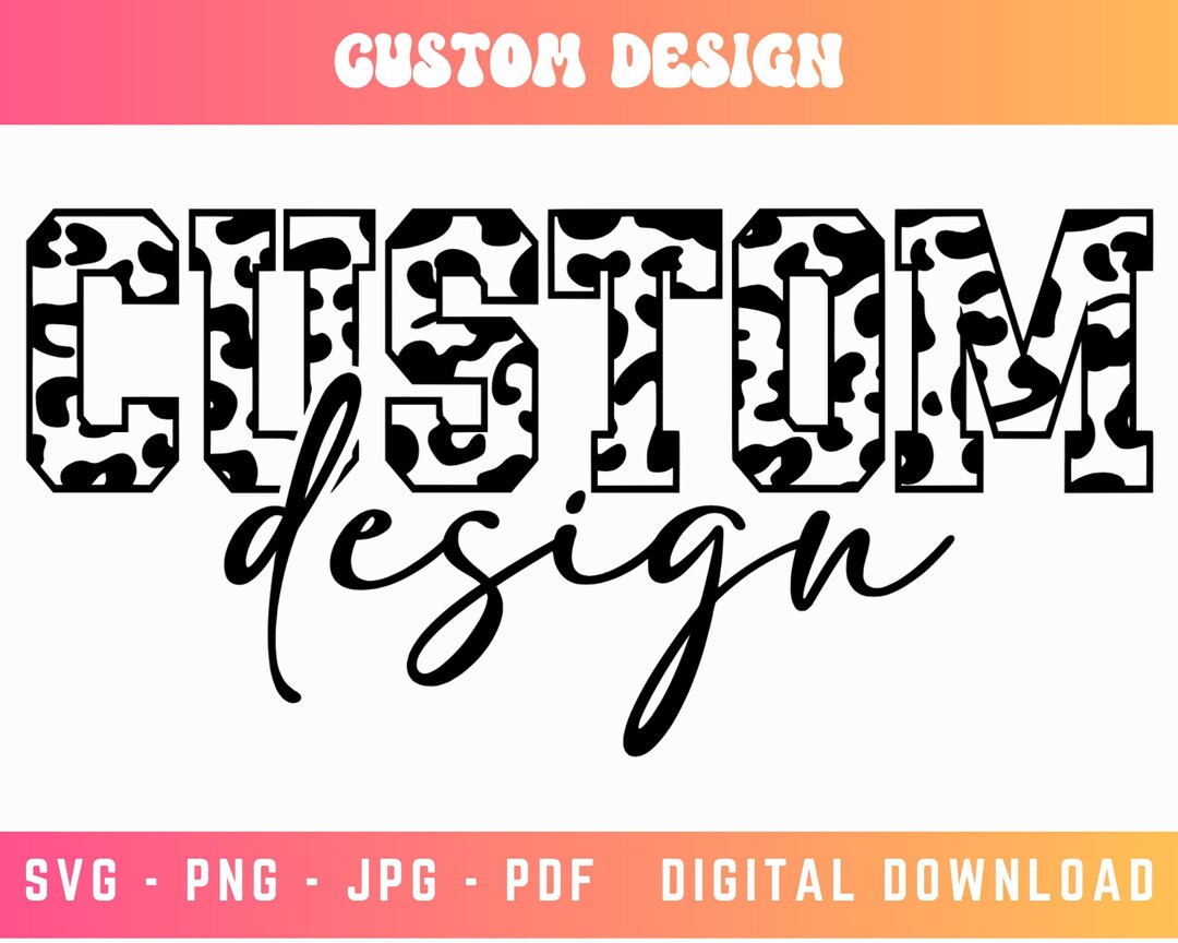 Custom Varsity SVG PNG PDF, Custom Cheetah Font Svg Png, Leopard Print ...
