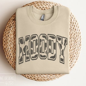 Moody SVG PNG, Moody Cow Print Svg Png, Moody Varsity Svg Png, Moody AF ...