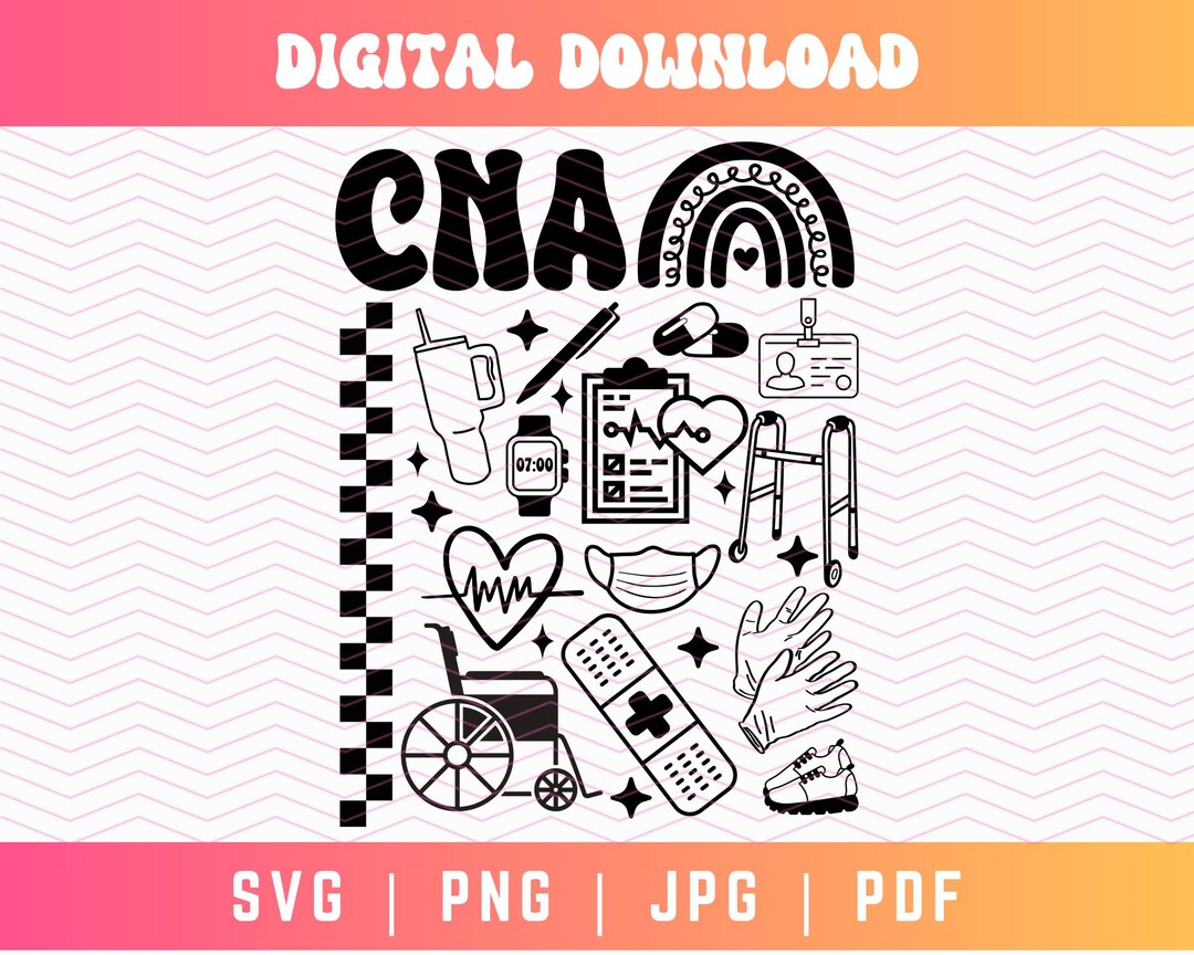 CNA SVG PNG, Nursing Assistant Svg Png, Nurse Aide Svg Png, Cna Shirt ...