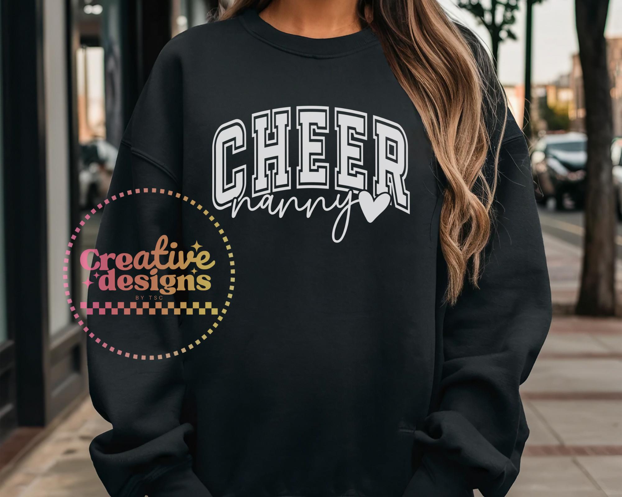 Cheer Nanny SVG PNG, Nanny Designs, Nanny Shirt Svg Png, Cheer Designs ...