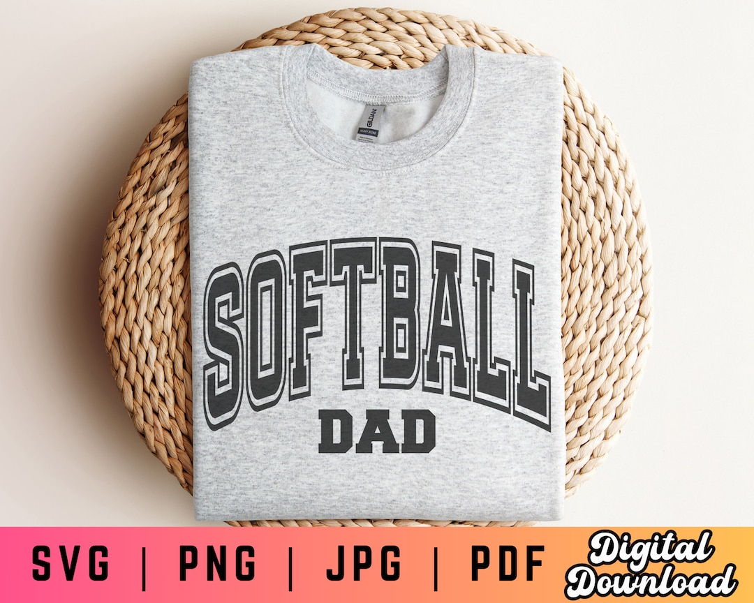 Softball Dad SVG PNG PDF, Softball Svg Png, Softball Dad Shirt Svg Png ...