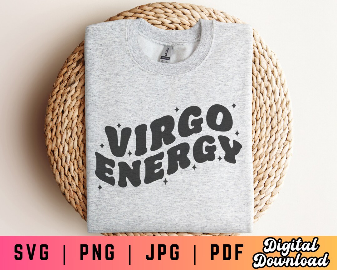 Virgo Energy Svg Png, Virgo Svg Png Pdf Jpg, Zodiac Svg Png, Zodiac ...