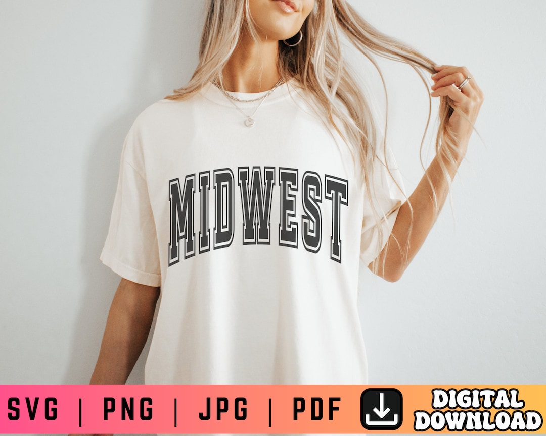 Midwest SVG PNG, Varsity Svg Png, Midwest Shirt Svg Png, Midwestern Svg ...