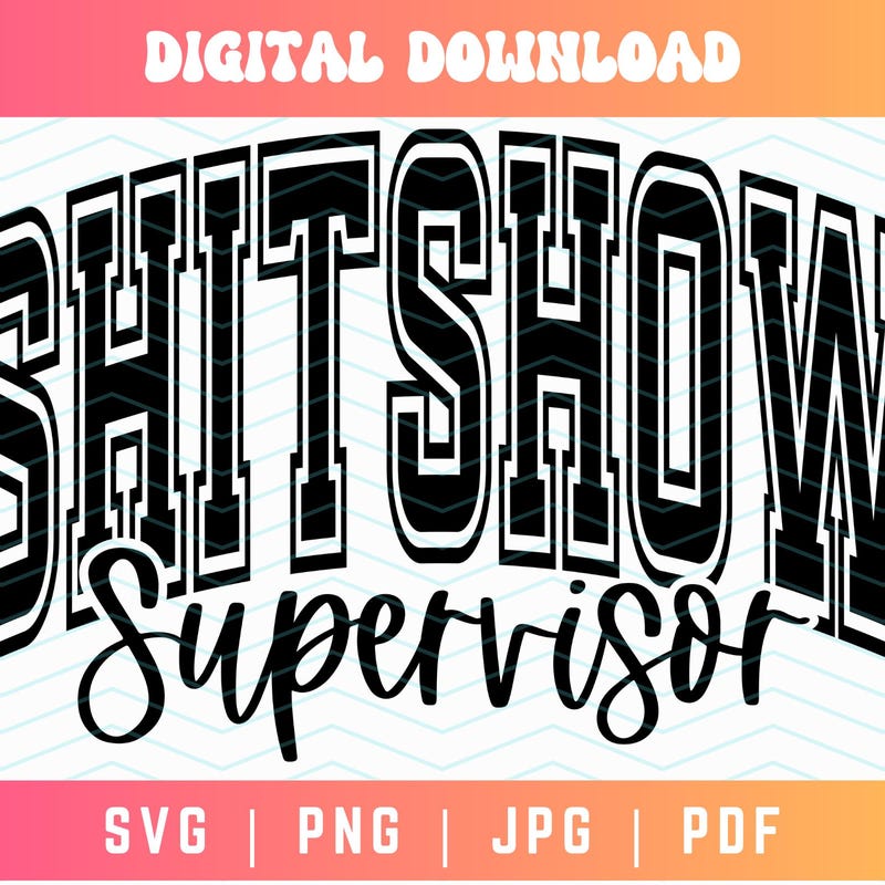 Supervisor Svg - Etsy