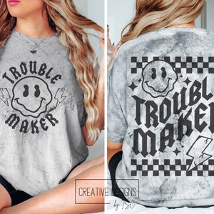 Troublemaker Svg Png, Trouble Maker Svg Png, Problem Child Svg Png ...