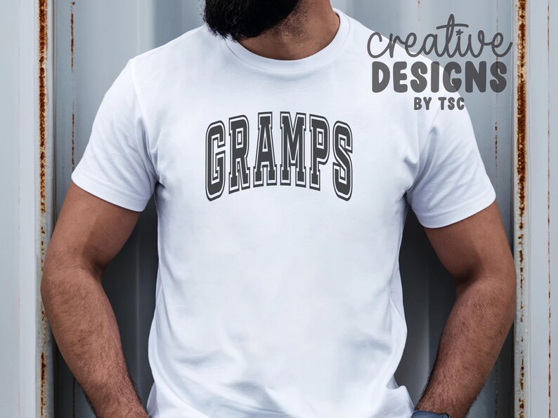 Gramps SVG PNG, Grandpa Varsity Svg, Grandpa Shirt Svg Png, Grandpa ...