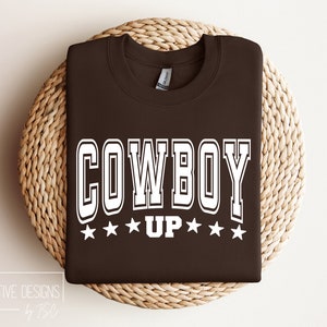 Cowboy up SVG PNG, Cowboy Svg Png, Cowboy Varsity Svg Png, Varsity Svg ...