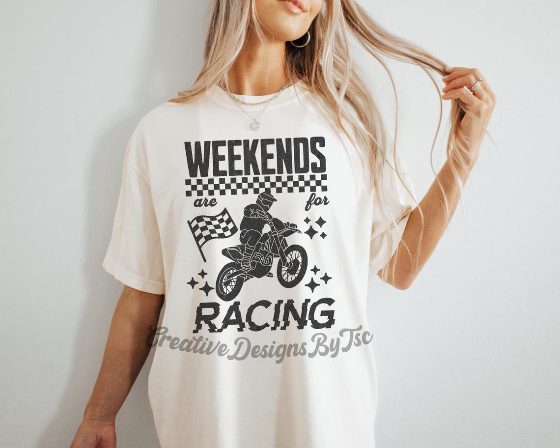 Weekends Are for Racing PNG, Race Day Png, Distressed Png, Checkered ...