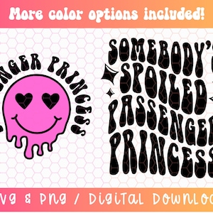 Spoiled Passenger Princess SVG PNG, Princess Svg Png, Spoiled Svg Png ...