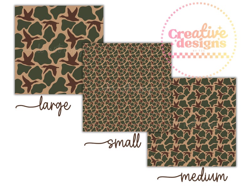 Goose Camo Seamless Pattern, Old School Camo, Marsh Camo, Camouflage ...