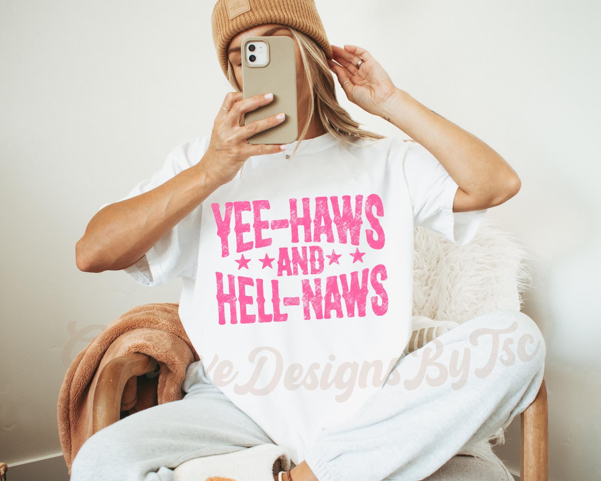 Yeehaws and Hellnaws PNG, Yee Haw Png, Distressed Png, Cowgirl Png ...