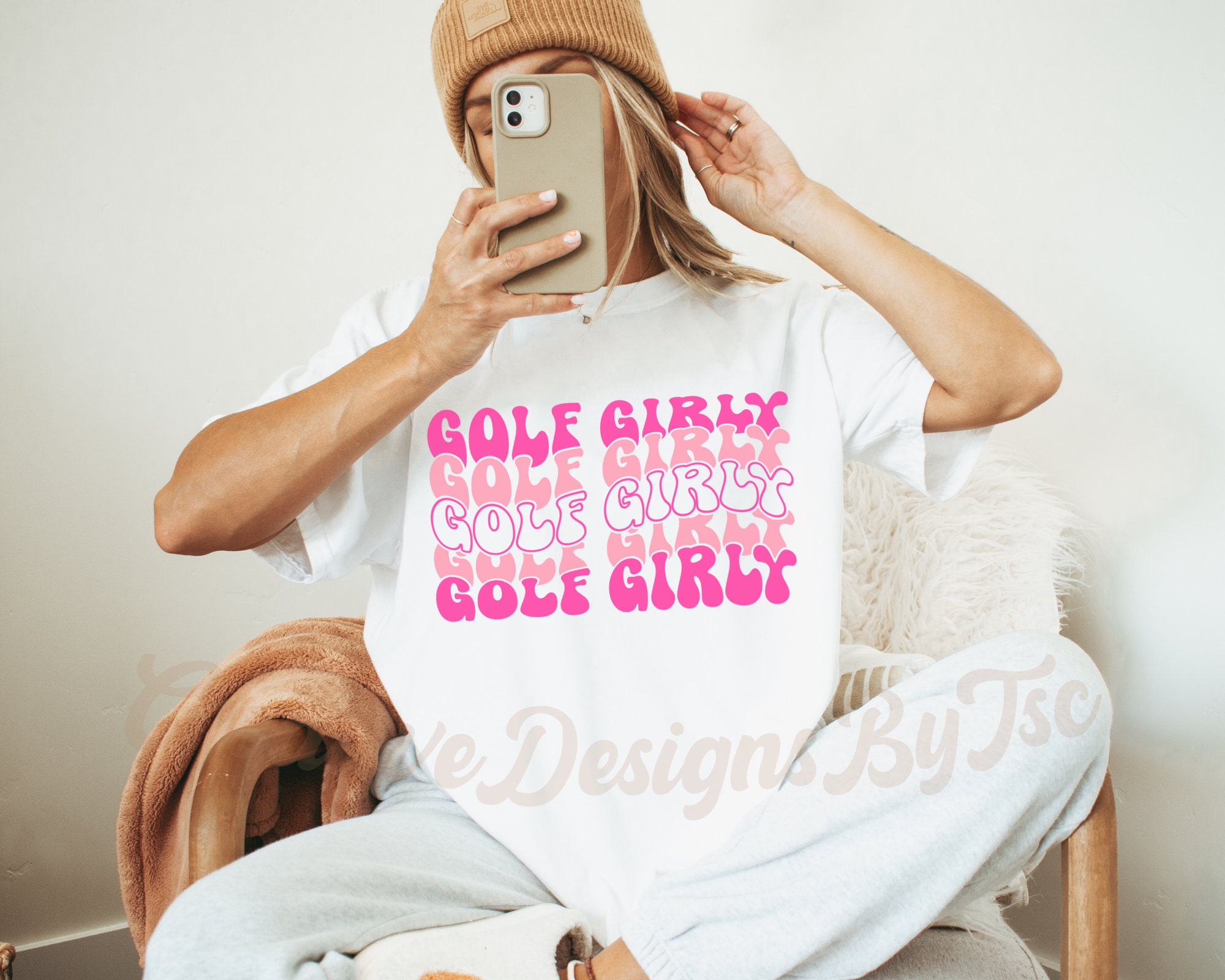Golf Girly SVG PNG, Golf Svg Png, Girl Golfer Svg Png, Retro Golf Svg ...
