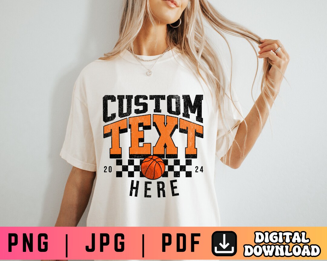 Custom Basketball PNG, Varsity Png, Basketball Sublimation ...