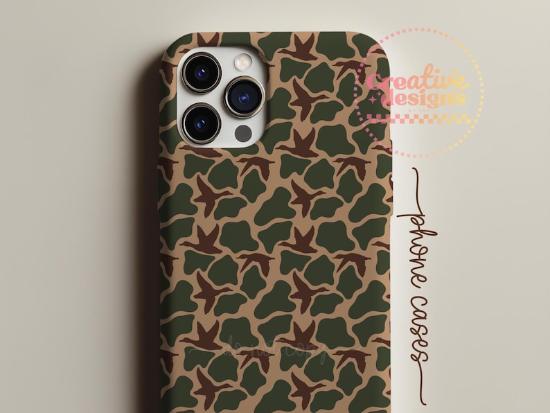 Goose Camo Seamless Pattern, Old School Camo, Marsh Camo, Camouflage ...