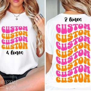 Custom Wavy SVG PNG, Custom Shirt Svg Png, Trending Svg Png, Custom ...