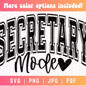 Secretary Mode SVG PNG, Office Assistant Svg Png, School Secretary Svg ...