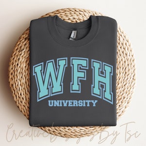 WFH University SVG PNG, Varsity Svg Png, Work From Home Svg Png, Remote ...