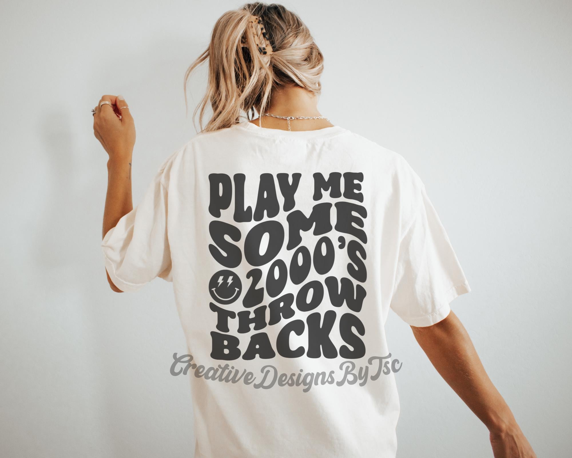 Play Me Some 2000's Throwbacks SVG PNG, Wavy Text Svg, 2000's Music Svg ...