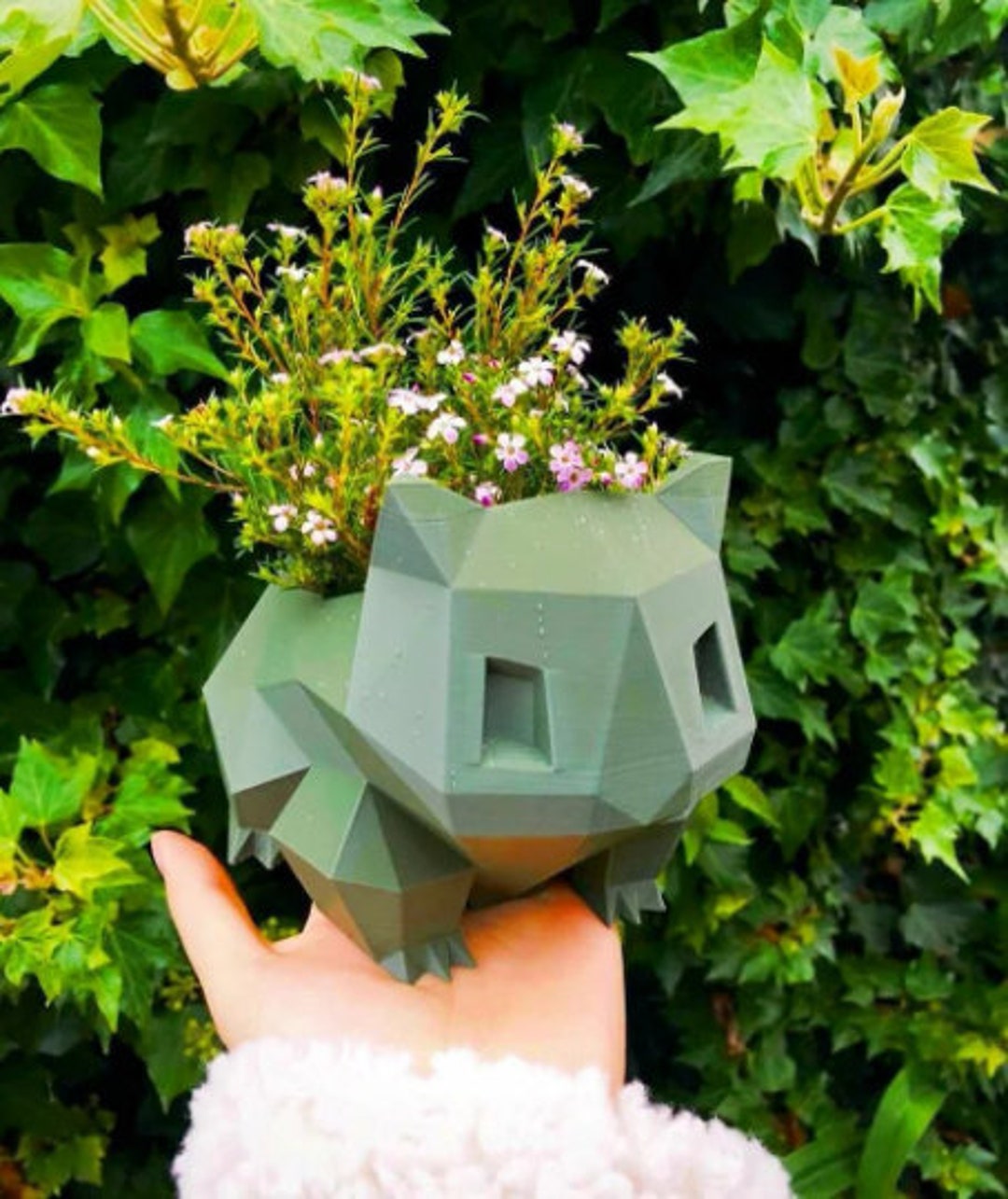 Cute Bulbasaur Flower Pot Pokemon Plant 3D Print - Etsy