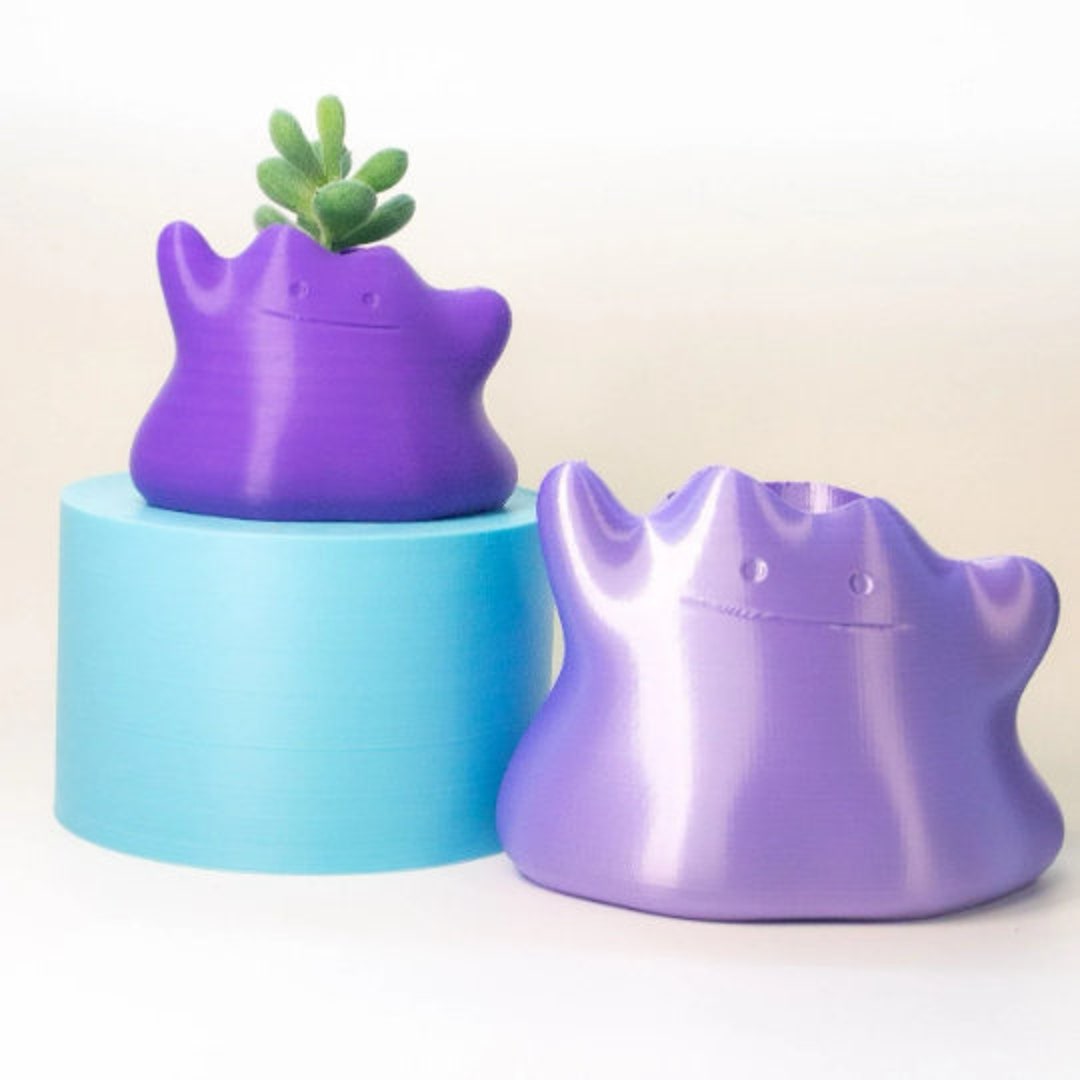 Cute Ditto Pokemon Pot Fanart 3D Print Nintendo - Etsy
