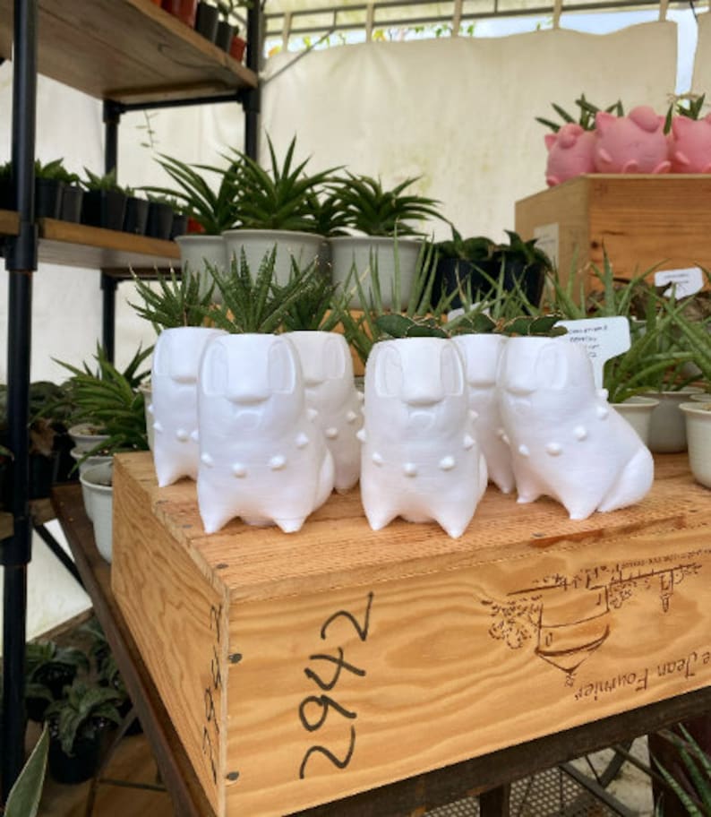 Cute Chikorita Pokemon Pot Planter Vase 3D Print - Etsy